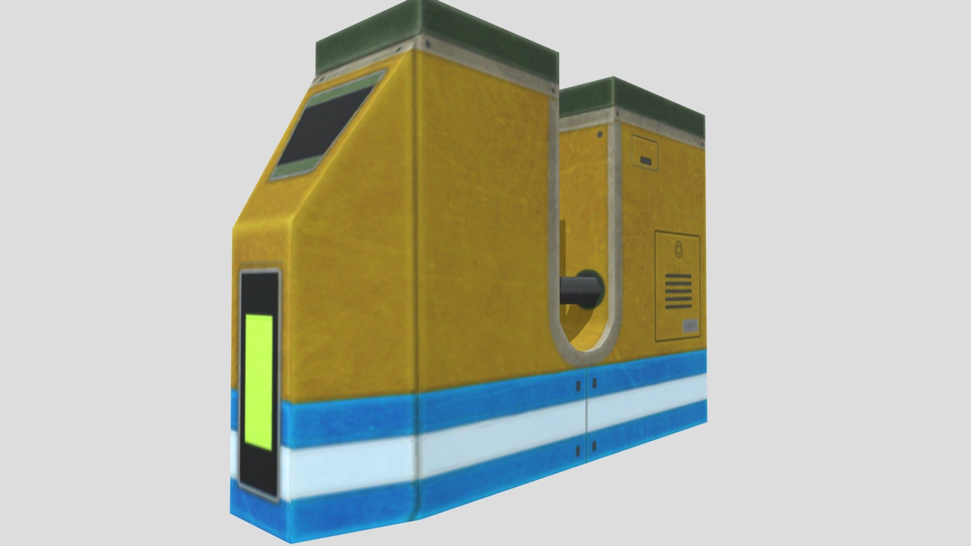 Automatic Barrier - Download Free 3D model by Polygonal_64 (@LegoshiFan ...