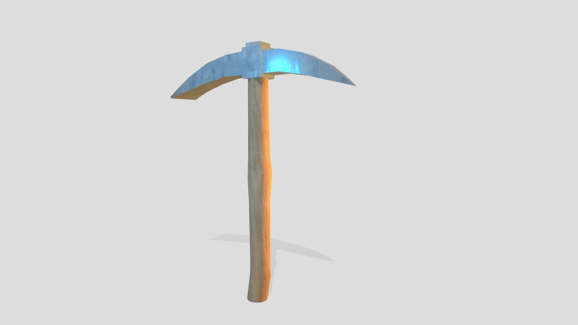 Low Polygon Pickaxe - 3D model by Dallas Grimmitt (@dallas_g) [8132cab ...