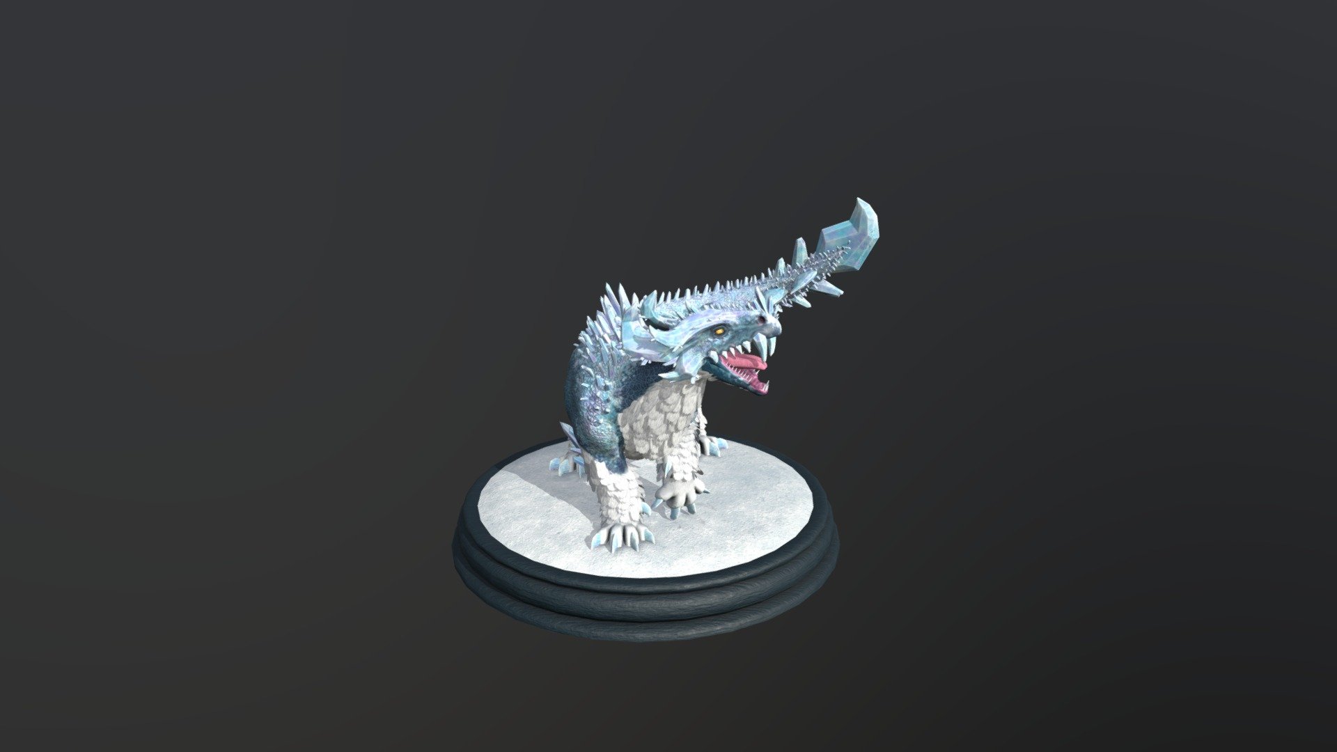 Ice Beast Posed - 3D model by Jeanne de Perthuis (@elfewarrior ...