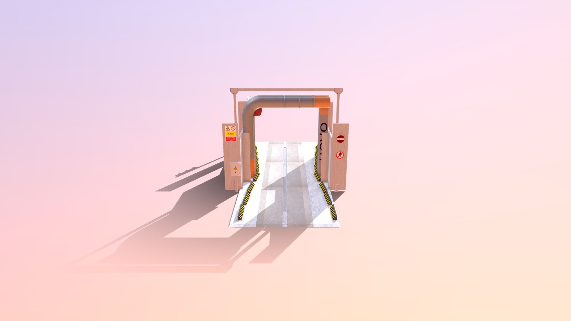 Truck Scanner for Ports Truck Scanner for Ports - 3D model by Adriano ...