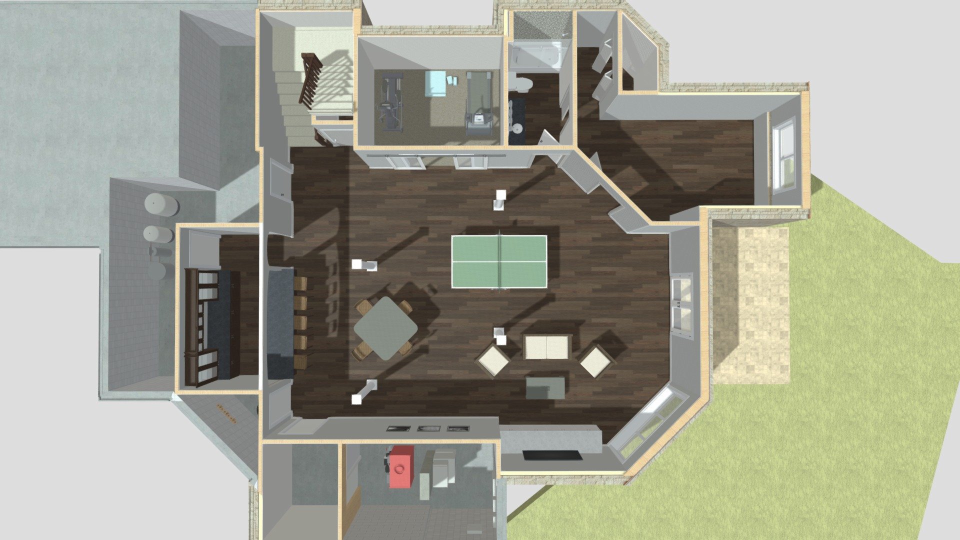 Basement Idea 2 - 3D model by OakBridge Development (@oakbridge ...