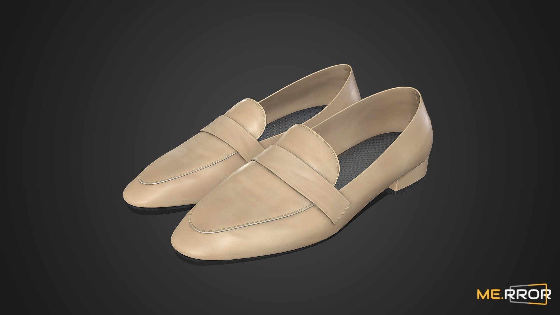 [Game-Ready] Beige loafers - Buy Royalty Free 3D model by ME.RROR ...