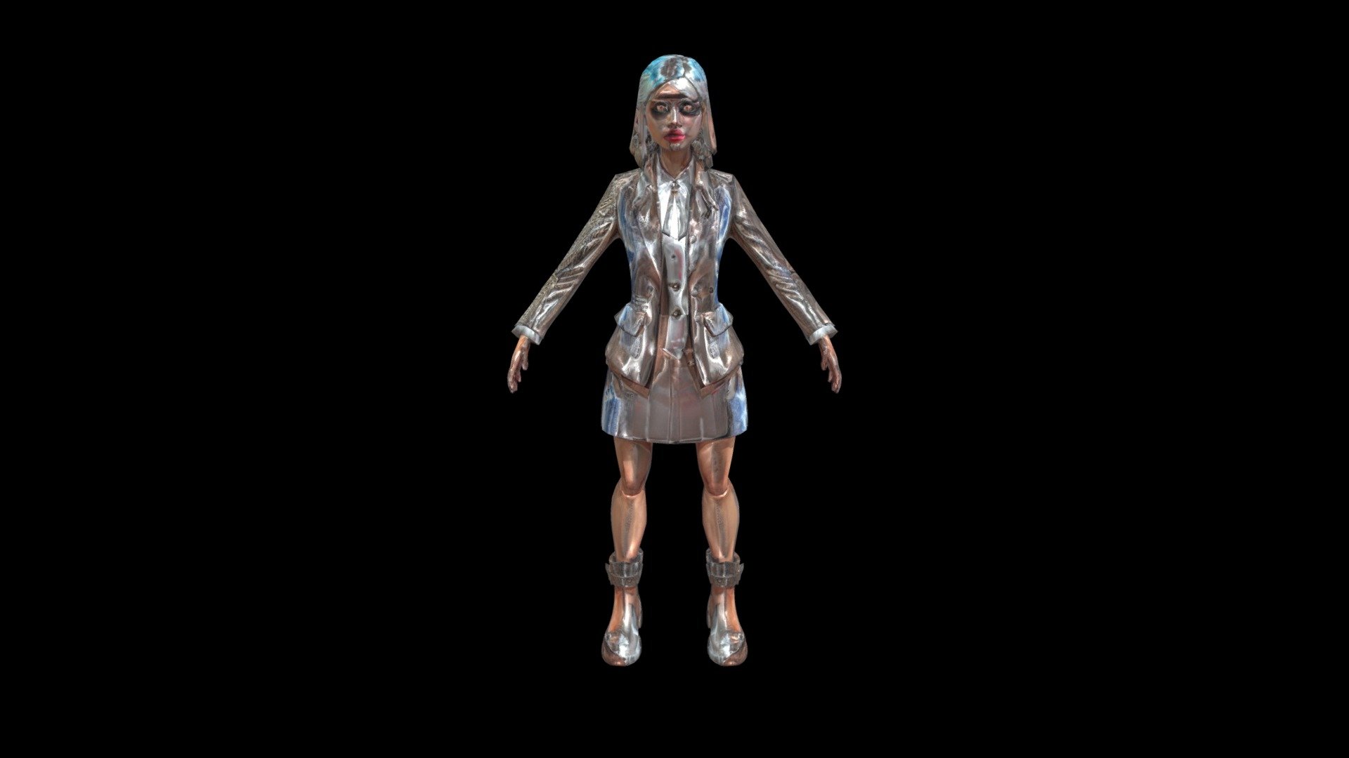 Meshy Lady Gaga 650c02f6910983b023e047fa - Download Free 3D model by ...