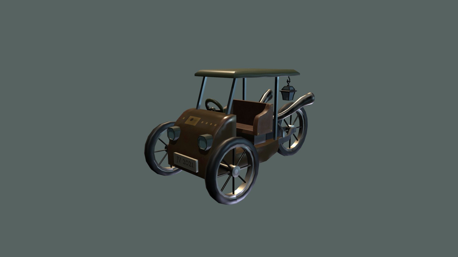 Steampunk Car - 3D model by JYART [813985c] - Sketchfab