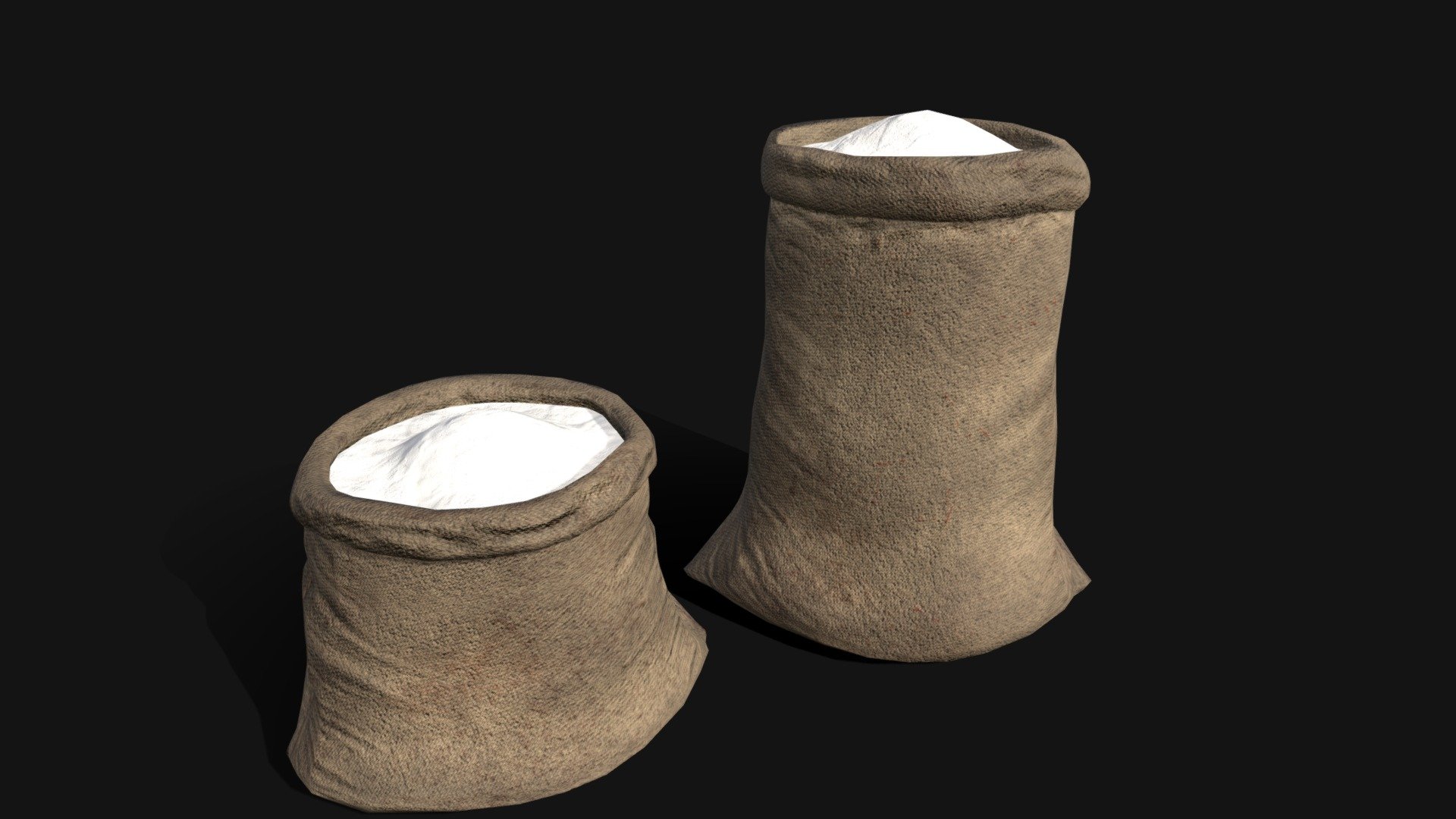 White Flour Sacks - Buy Royalty Free 3D model by Clockwork Creations ...