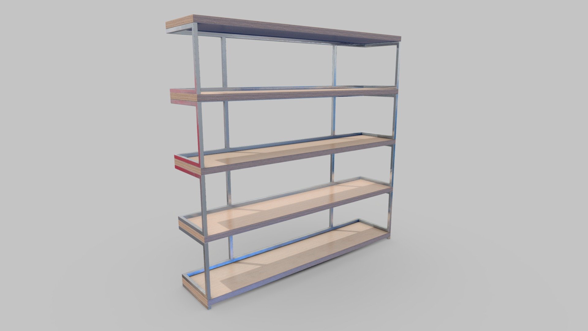 Wall Mounted Storage Shelves Low-poly 3D model - Buy Royalty Free 3D ...