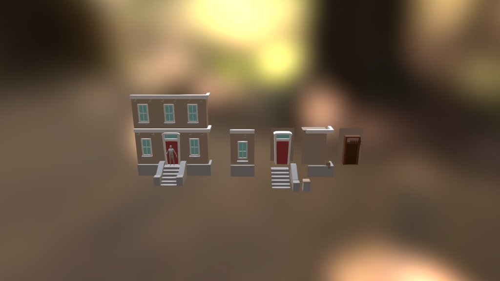 Low Poly House Model - 3D model by William Brittain (@WilliamBrittain ...