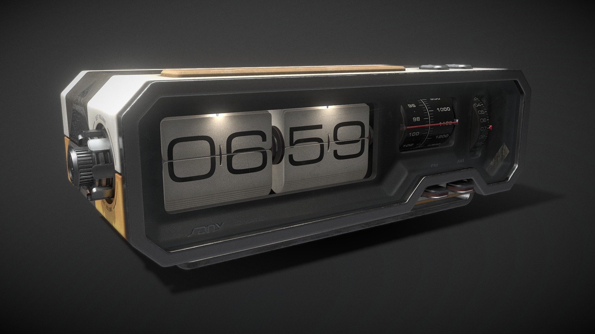 Sci-Fi Digimatic Flip Clock - Buy Royalty Free 3D model by Kami Rapacz ...