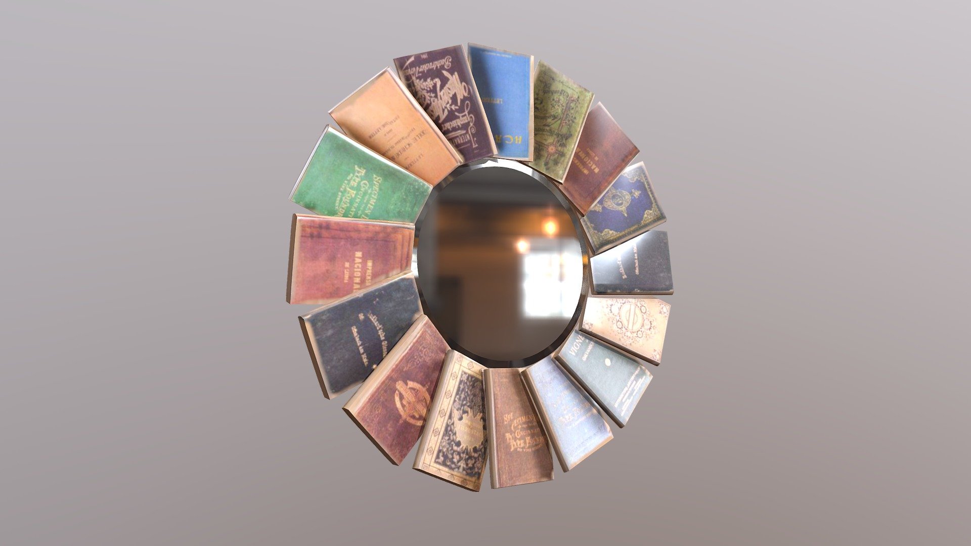 Mirror Books - Buy Royalty Free 3D model by Pi Rho (@pirho.studio ...