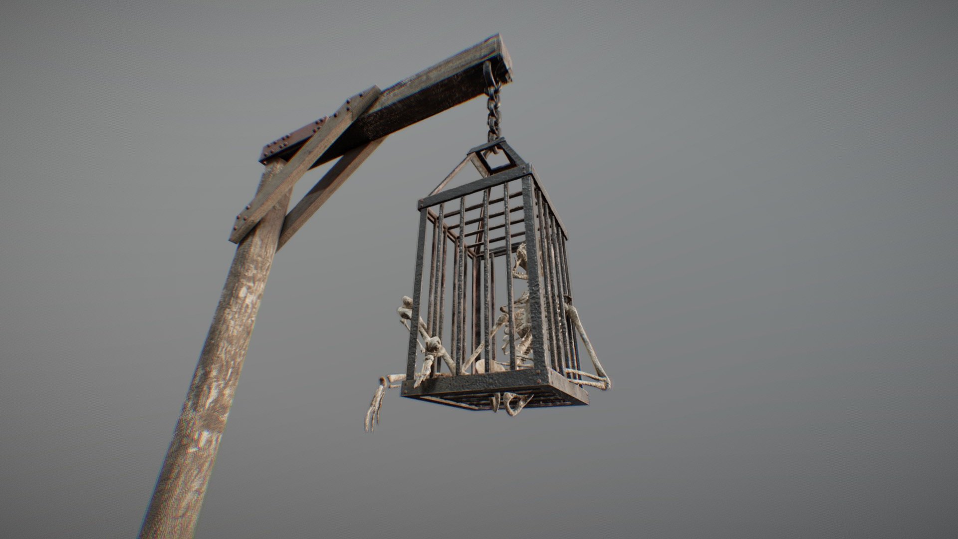 Hanging cage - 3D model by Simon Green (@sammihs) [813c0ee] - Sketchfab