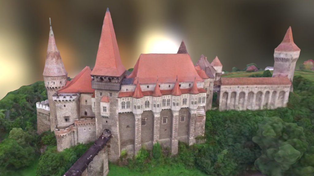 Castel Hunedoara II - Download Free 3D model by kimbo [813c2b1] - Sketchfab