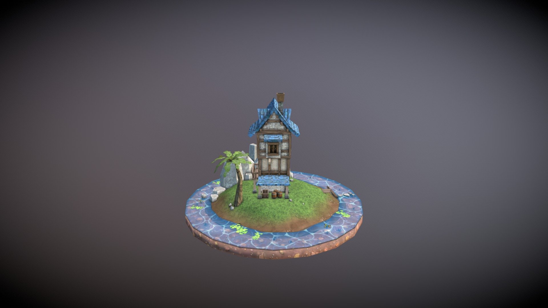Low Poly Building - 3D model by ozx96 [813d344] - Sketchfab