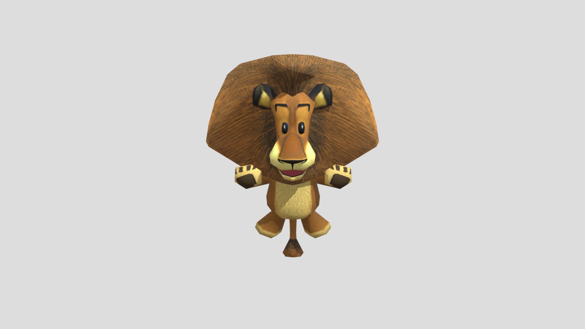 GameCube - Madagascar - Alex Plush - Download Free 3D model by kyle ...
