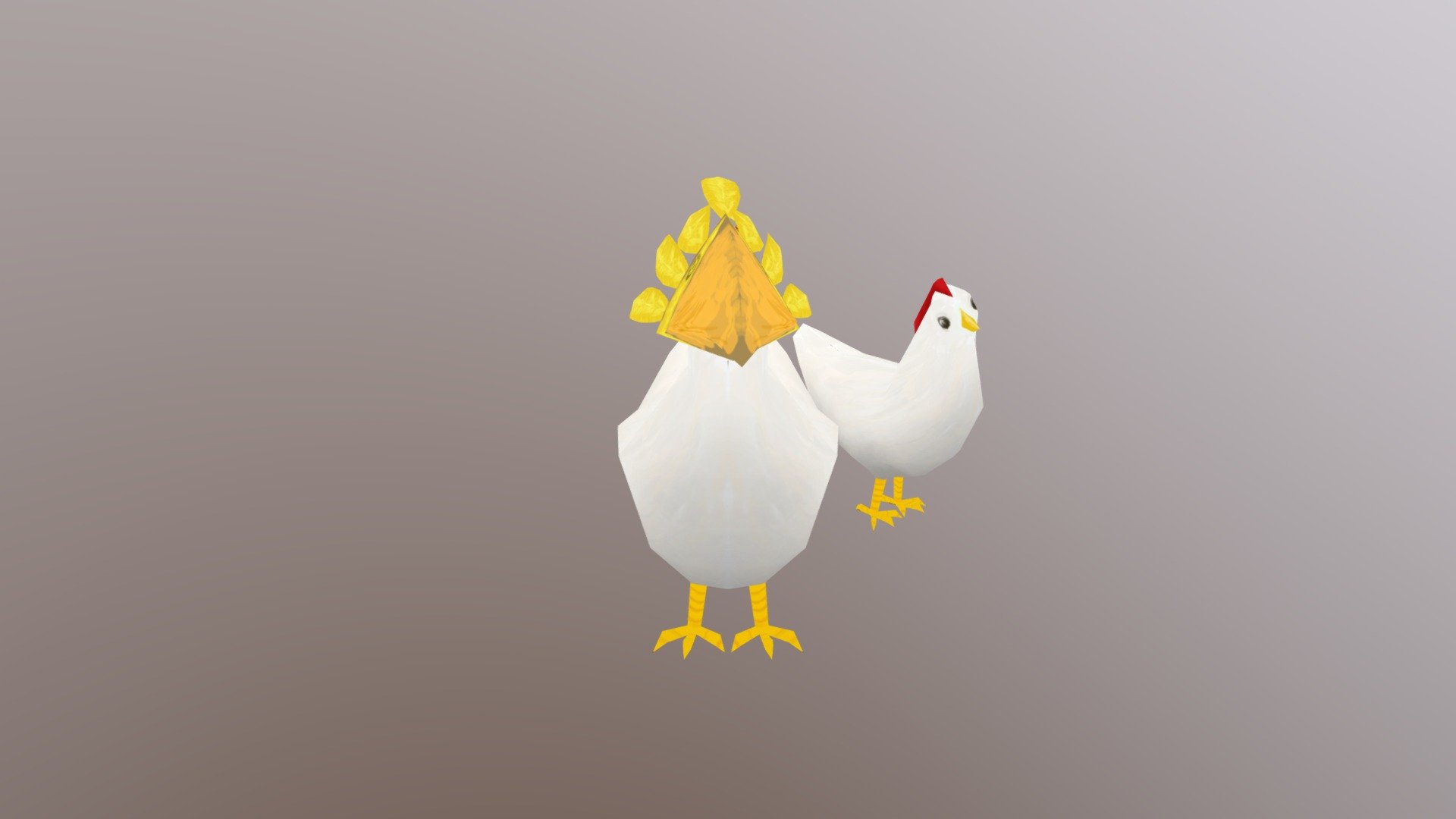 Chocobo Cosplay Chicken - 3D model by Boris M (@boris.m) [813e7ea ...