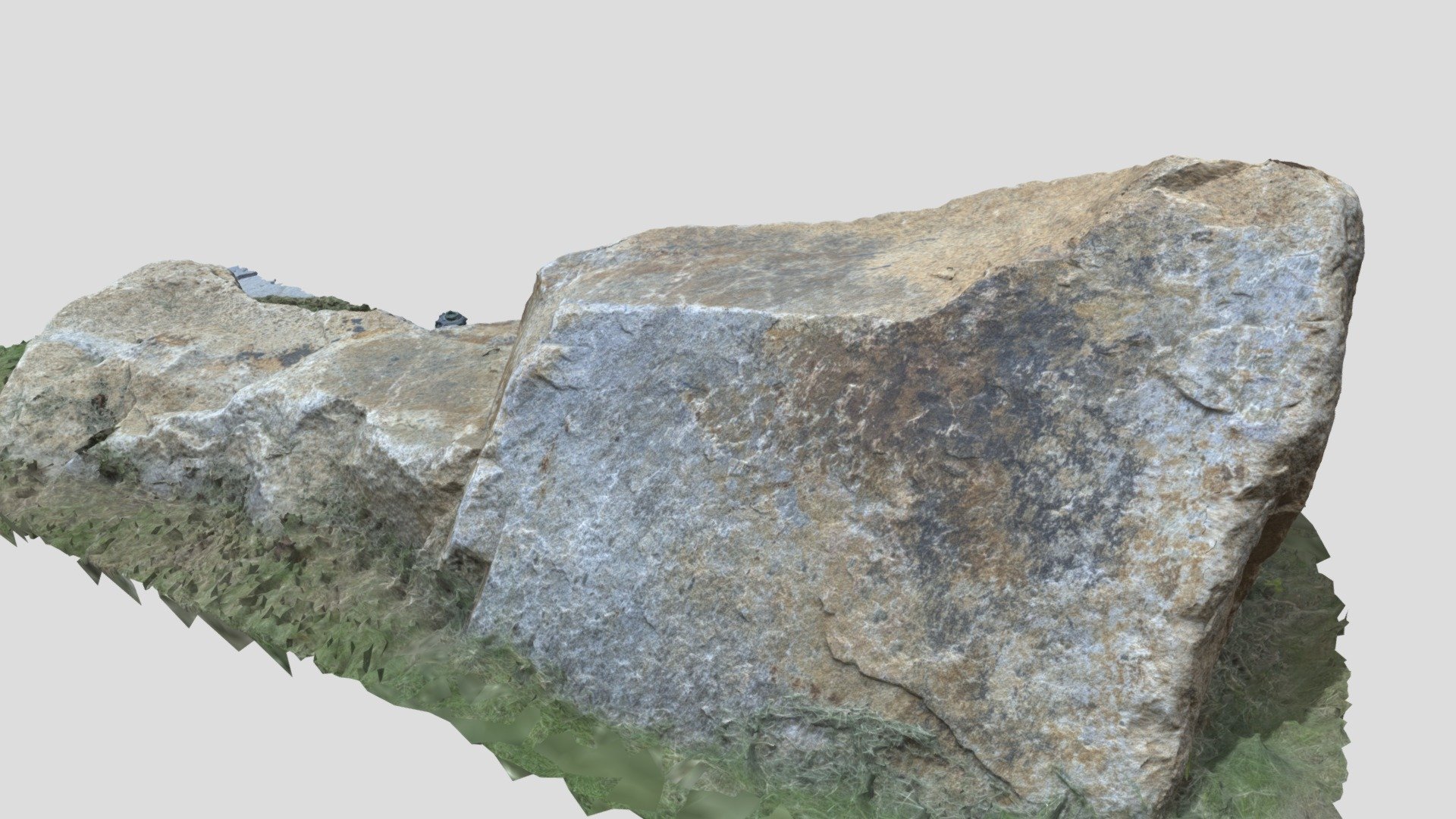 Huge Stone Scan 02 - Download Free 3D model by joeshu [813f487] - Sketchfab