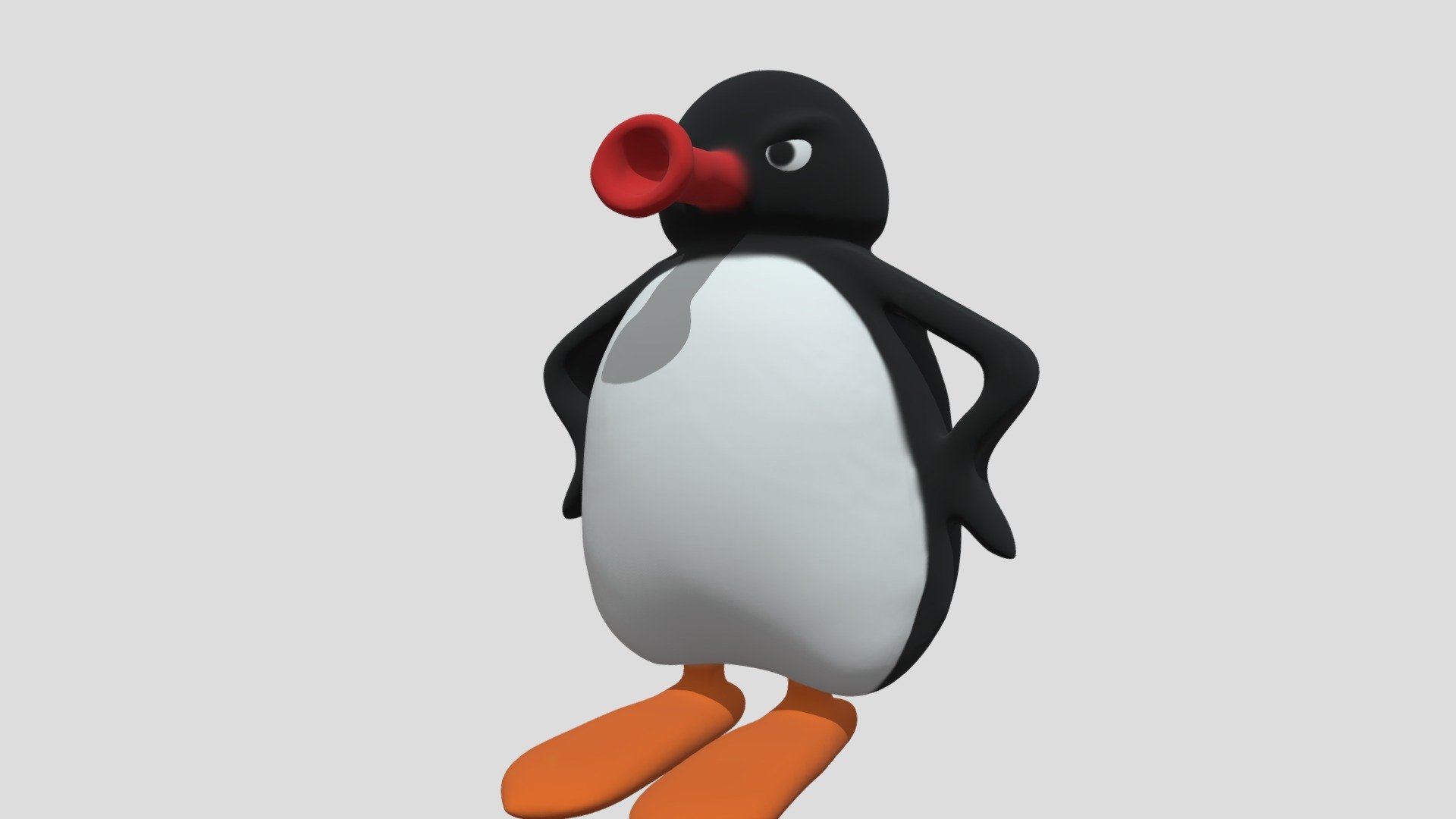 Pingu - 3D model by Benjamin.Martinez.Meza [814102c] - Sketchfab