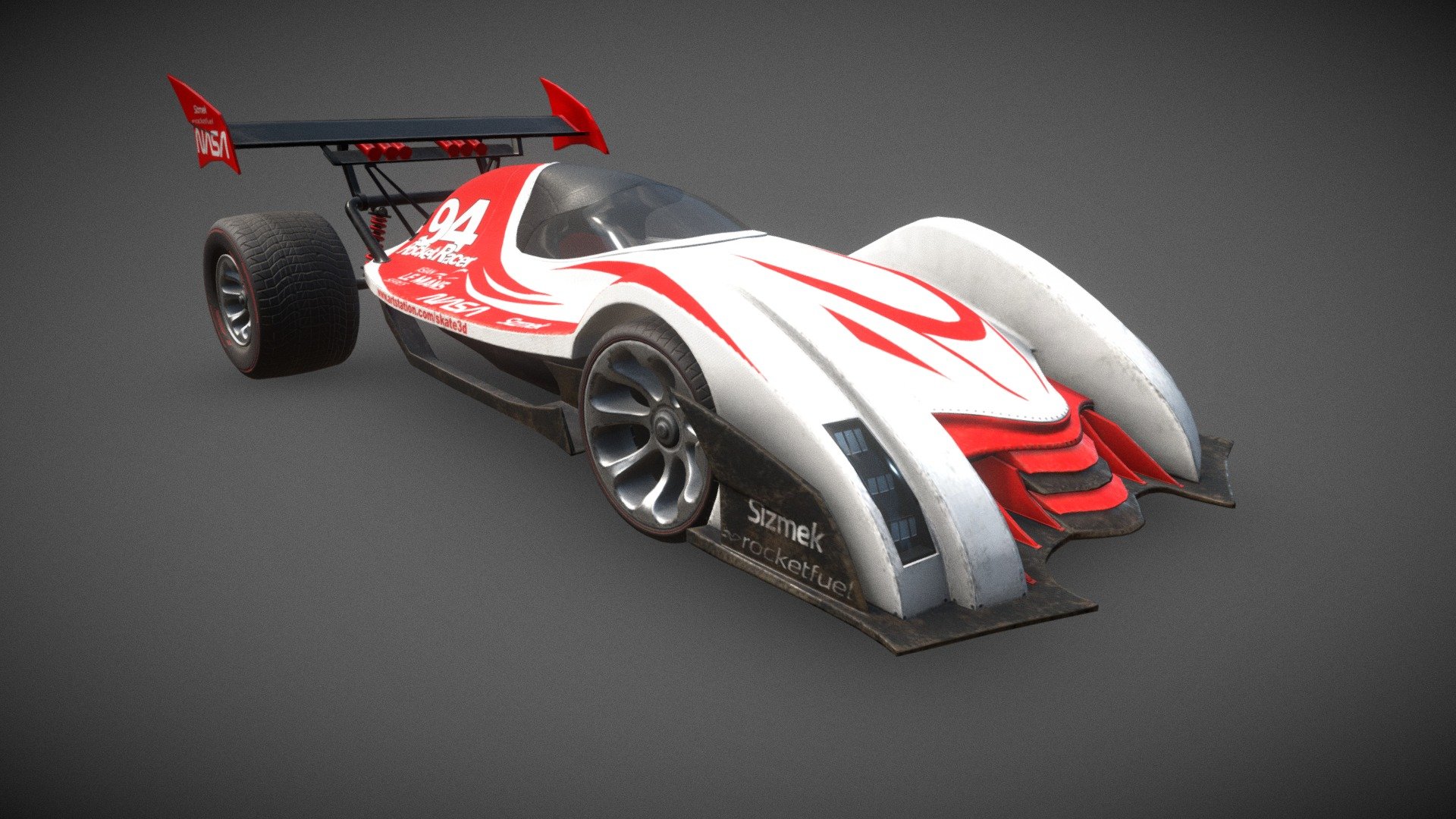 Rocket Racer - 3D model by skate3d [814496b] - Sketchfab