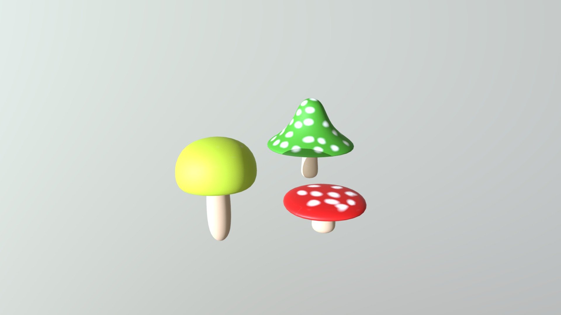Fungi - 3D model by Grillspyd [81458c8] - Sketchfab