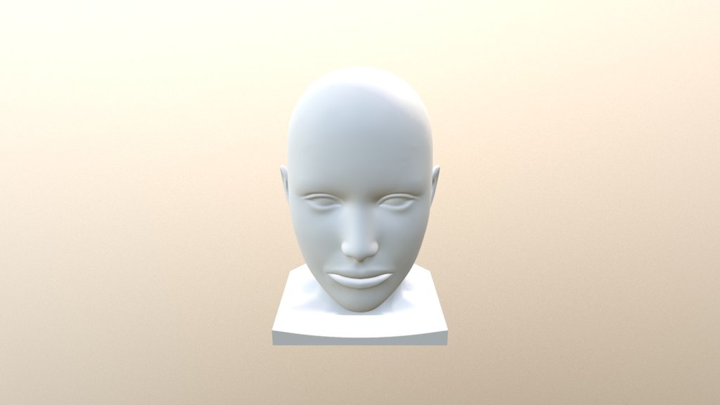Head Template With Bust - 3D model by CFoucault [81470d0] - Sketchfab