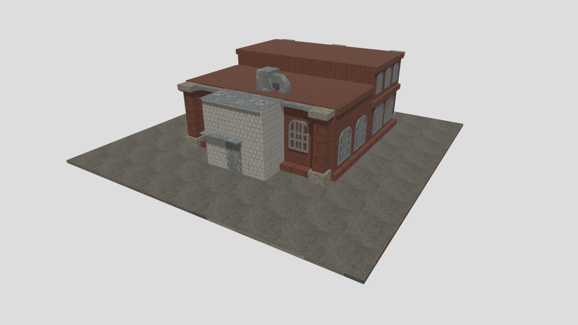 Isometric Building - 3D model by soopycappy [8149750] - Sketchfab