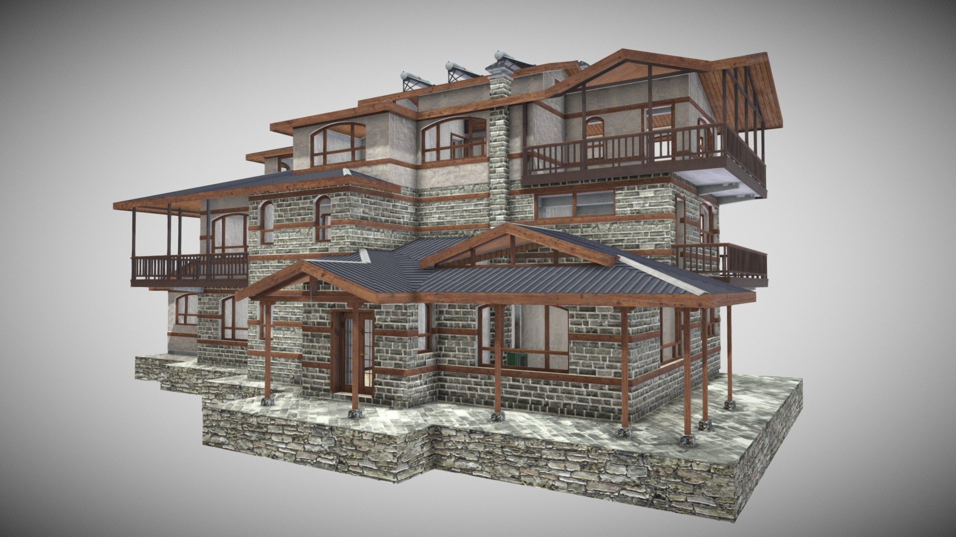 Residence Dream - Buy Royalty Free 3D model by Francesco Coldesina ...