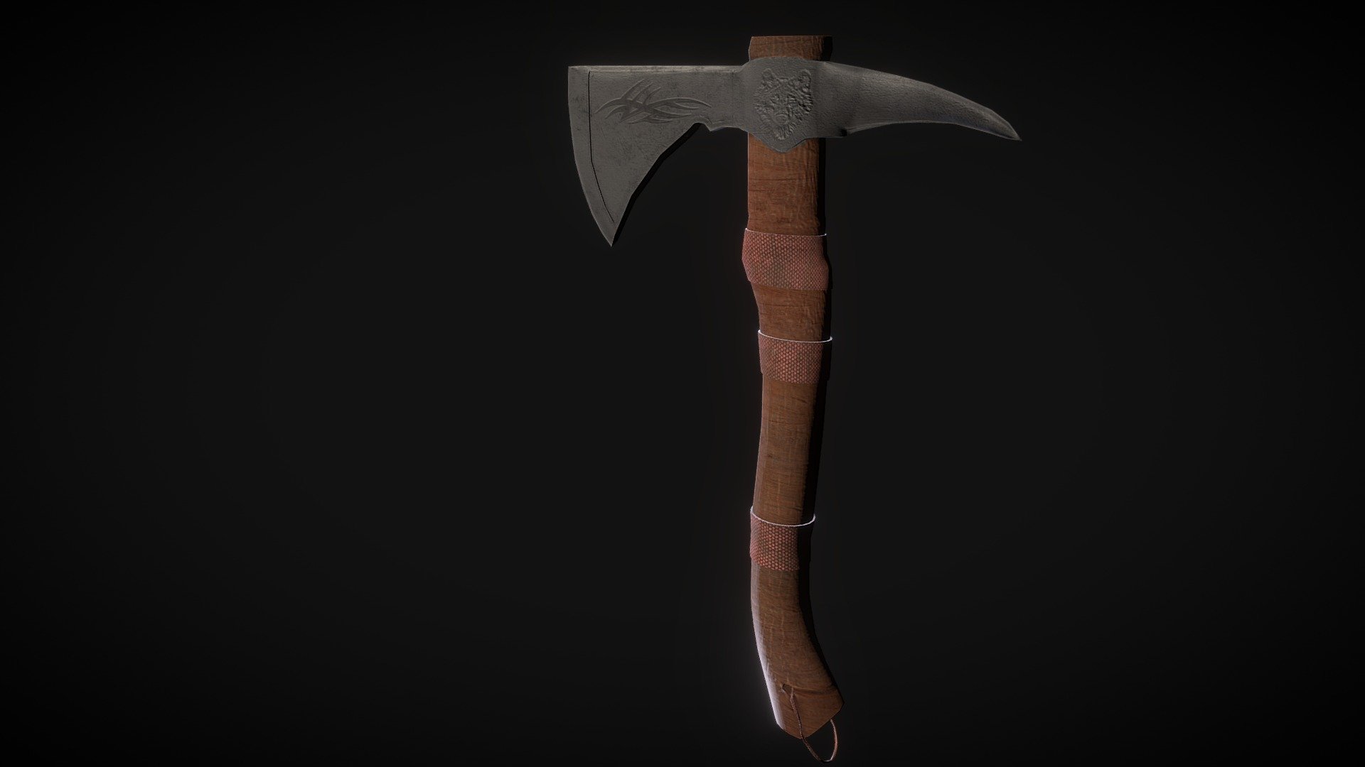 Cherokee Tomahawk (Axe) - 3D model by L.Konstantinos (@Leventakisk ...
