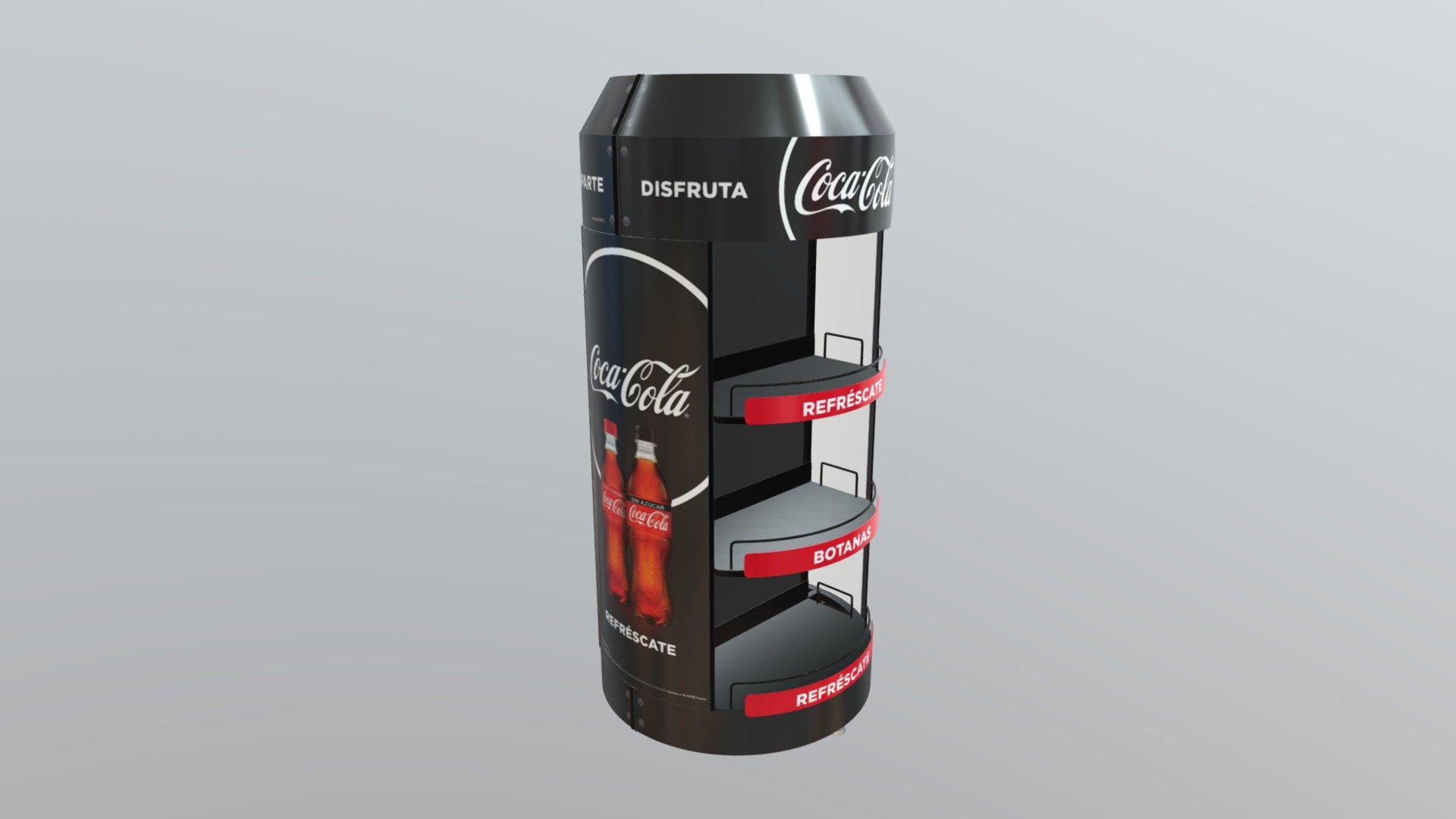 Floor Display Botanero Coca-Cola - 3D model by Ever Roa (@everroa ...