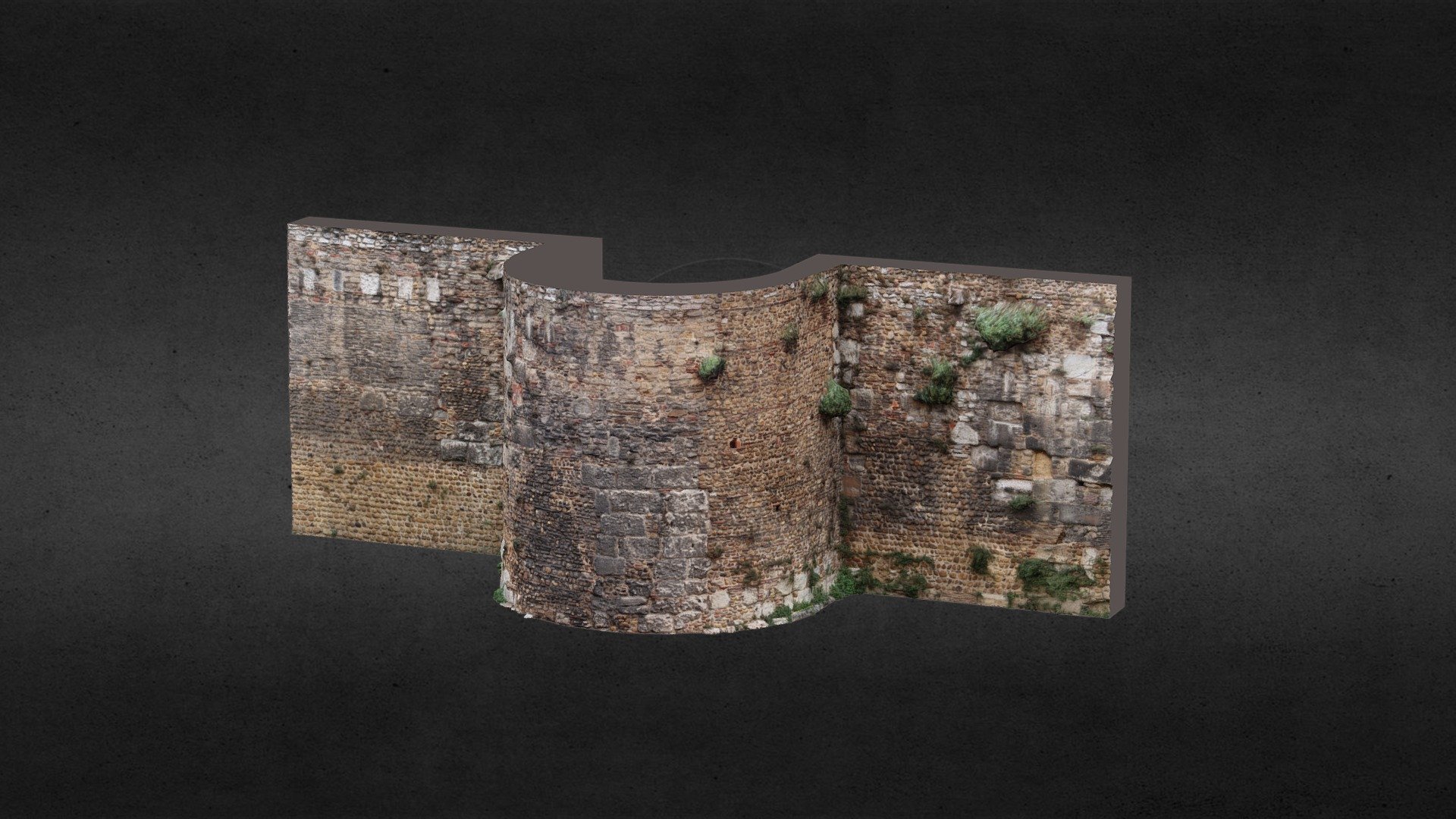 Cubo de la muralla de León - 3D model by Kálathos (@kalathos) [81506f1 ...
