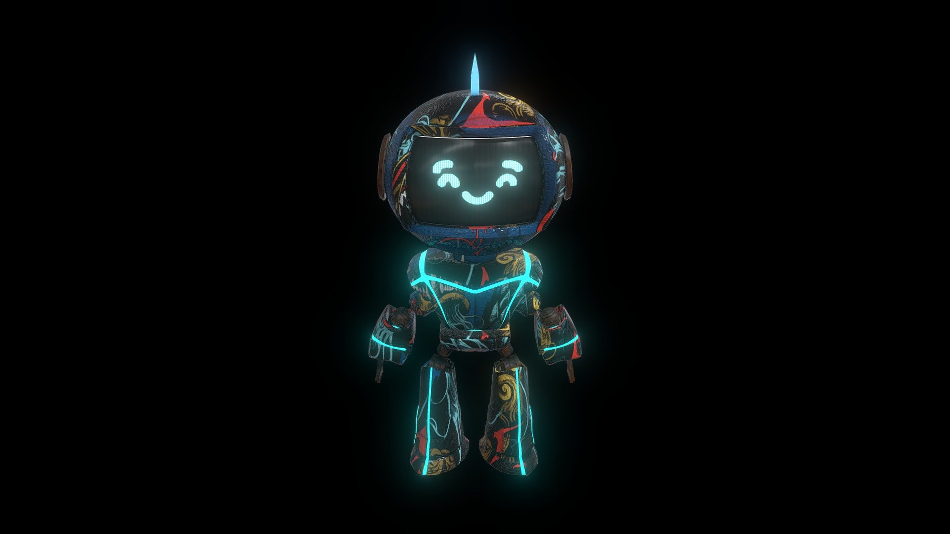 RobotPunk 2077 - 3D model by JuanitoDuran [8150963] - Sketchfab