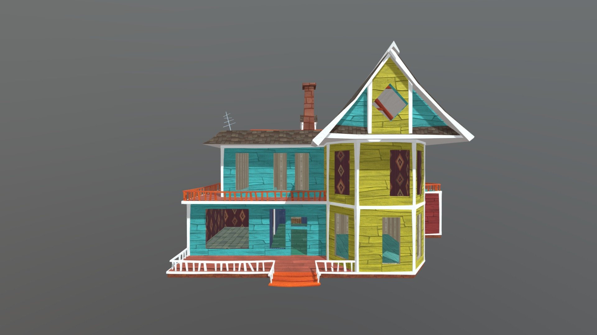 HN1 - Neighbor's House (Act 3, Mini/Small v.) - Download Free 3D model ...