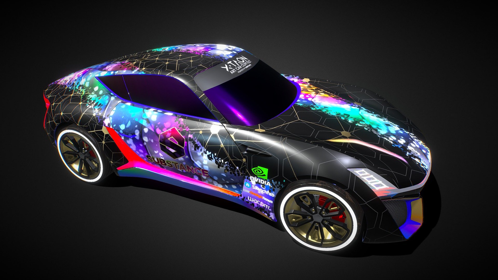 X-Taon contest - Nebula Car by Daniel Zuleta - 3D model by Daniel ...