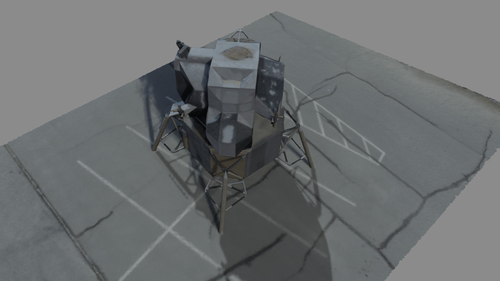 Lunar Lander - 3D model by phantomjeff14 [815a87a] - Sketchfab