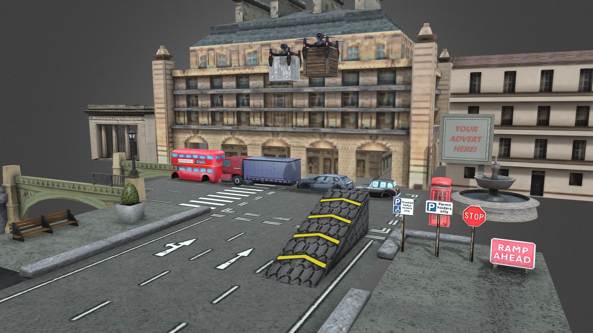 london_mobile_game_assets_(CC0) - Download Free 3D model by ...