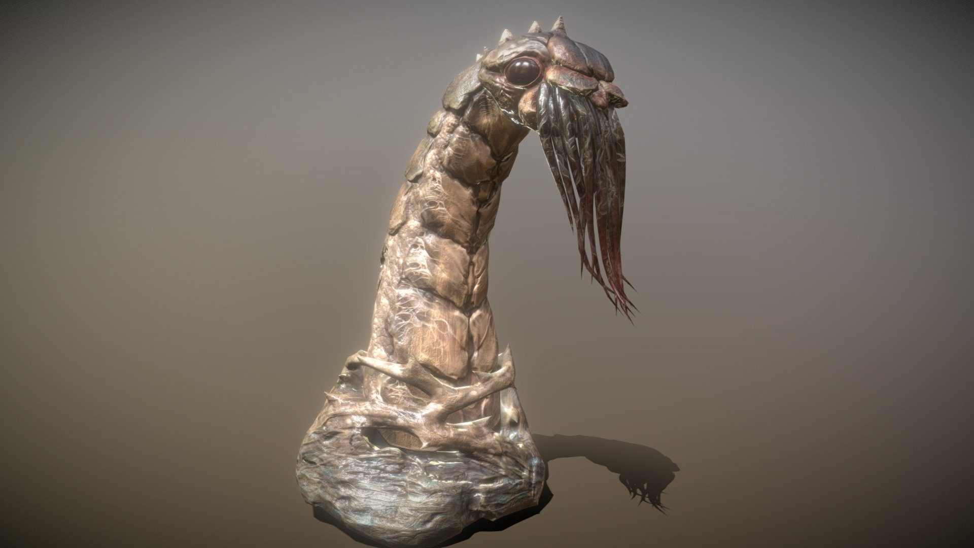 Worm - Buy Royalty Free 3D model by Ecliptica [815ce10] - Sketchfab Store