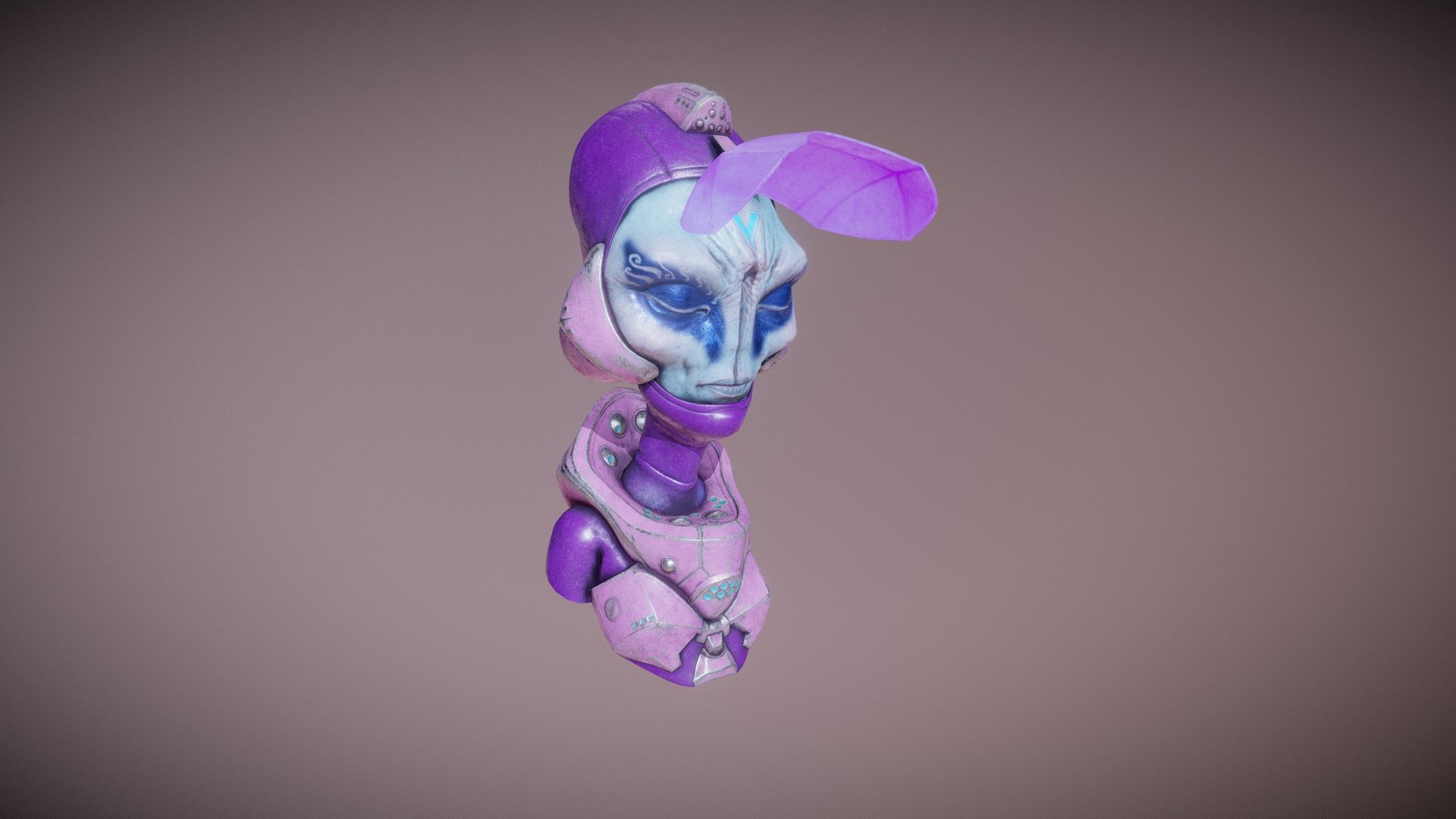 alien pink - 3D model by amaury.scheen [81611e7] - Sketchfab