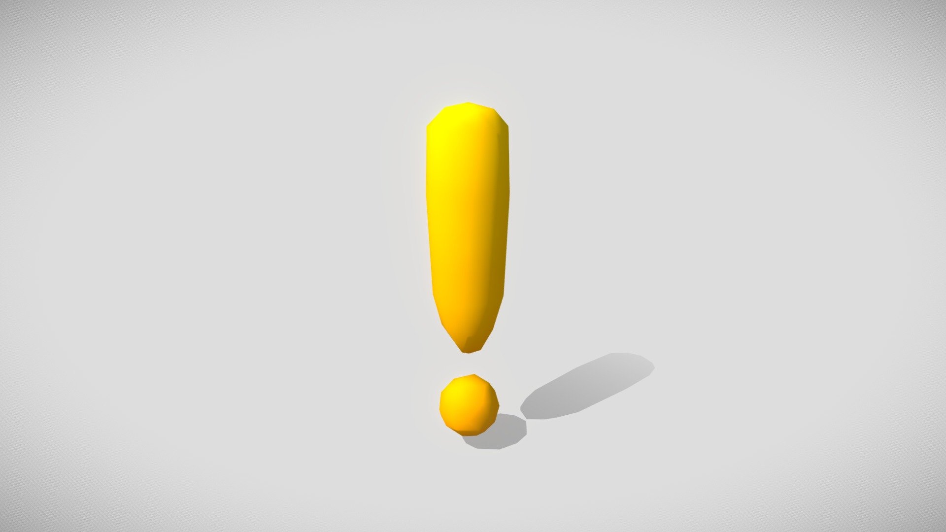 Exclamation Point - Download Free 3D model by Decoratopia [8161d30 ...