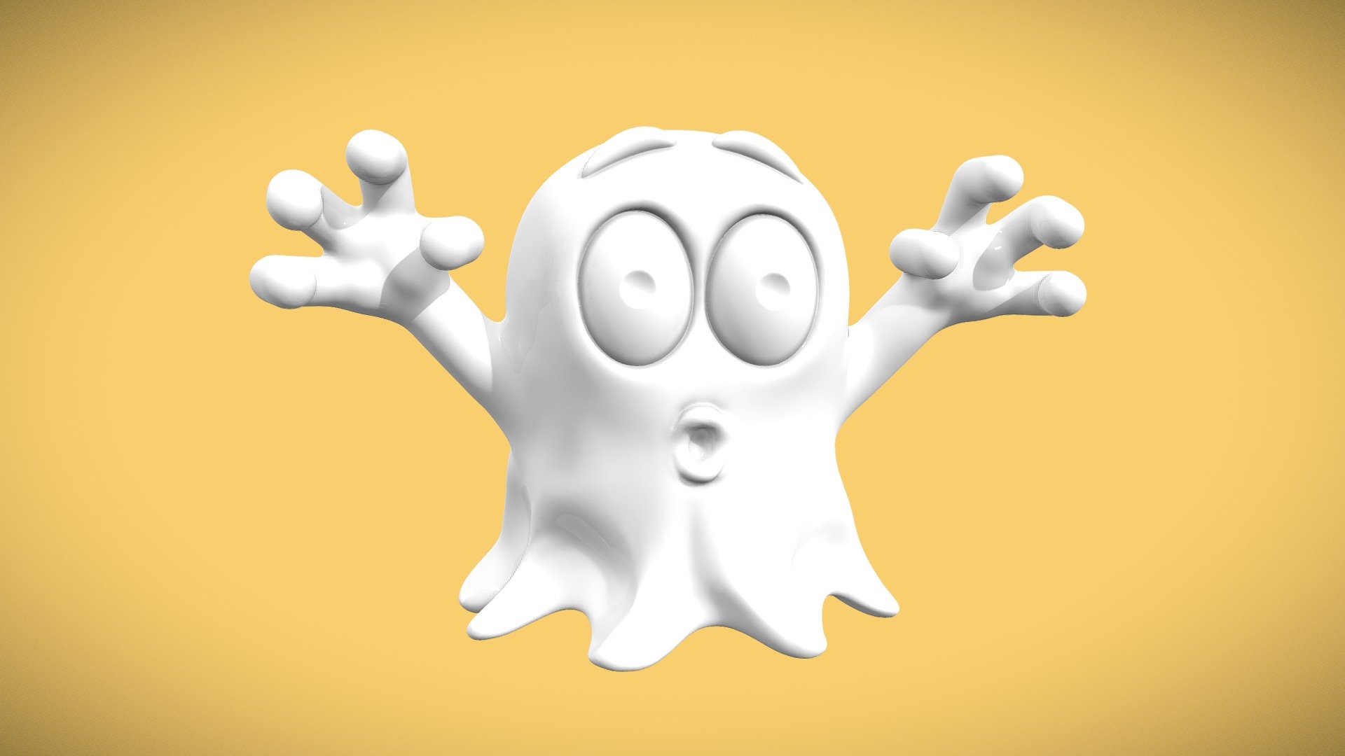 Ghosts - STL - O - 3D model by yokaidesign [81620a1] - Sketchfab