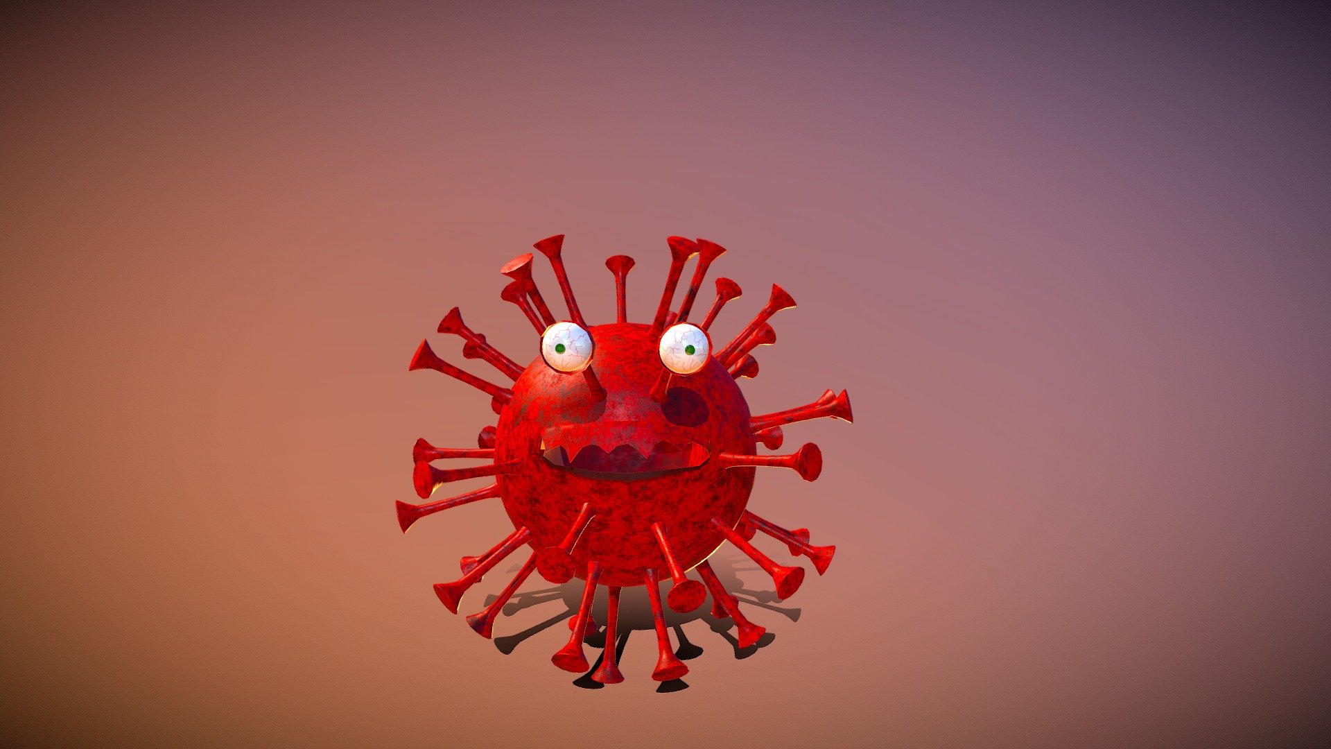 microbe_2 - Buy Royalty Free 3D model by pinotoon [816332b] - Sketchfab ...