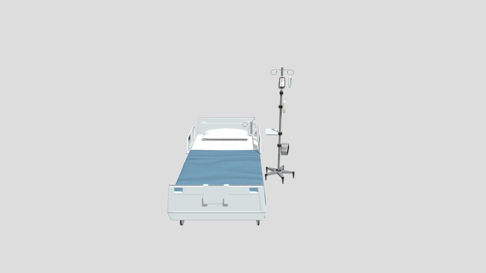 Hospital Bed for AVR Project - 3D model by QCAGriffithU [816559f ...