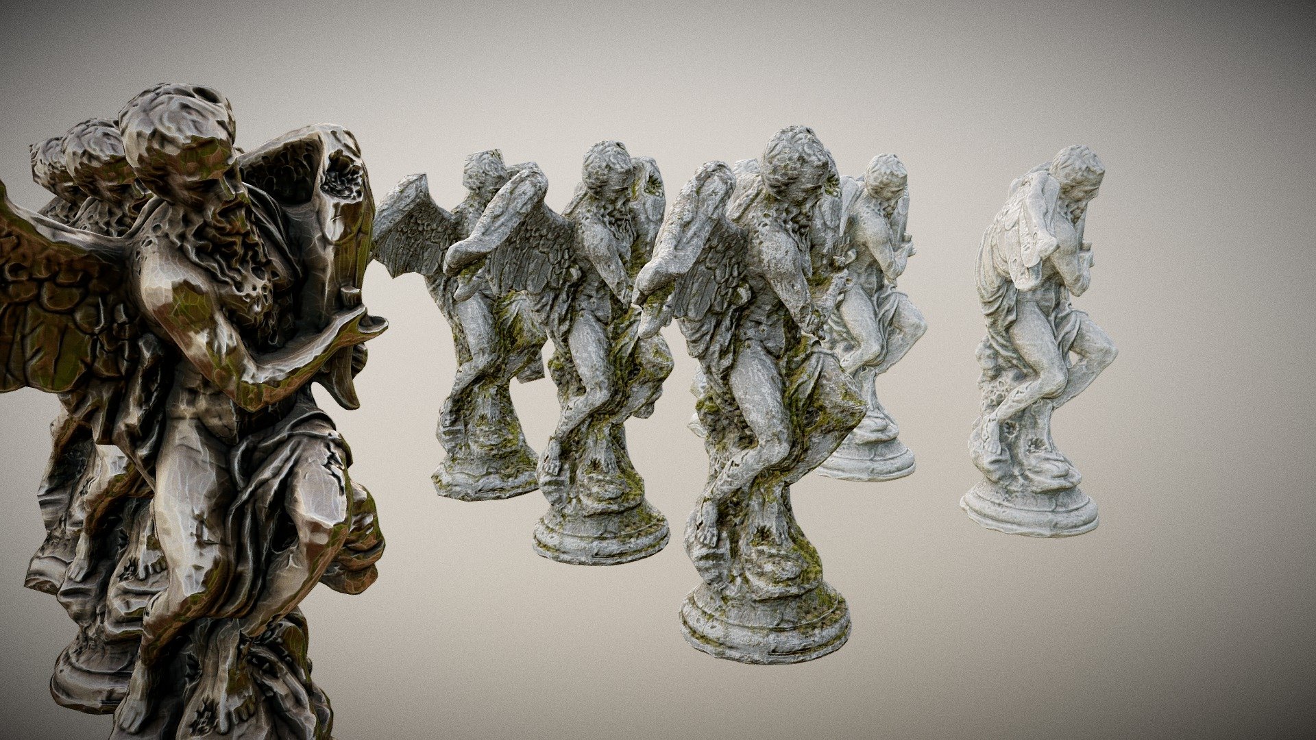 Sculptures Pack Vol.1 Statue 2 - 3D model by Darchall Studio ...
