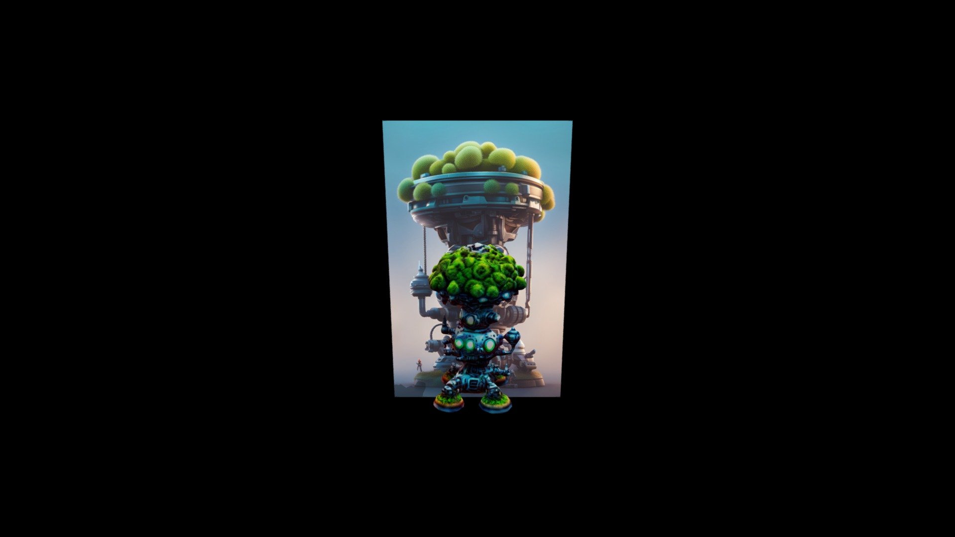 Futuristic Treehouse A futuristic treehouse w - Download Free 3D model ...