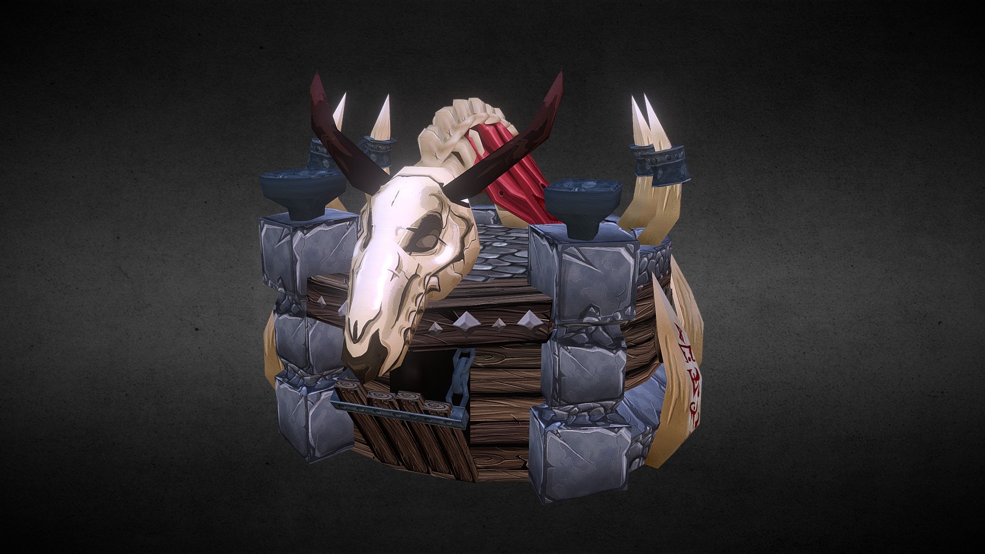 Orc Town Hall Tier 1 - 3D model by Many-Worlds (@manyworlds) [8167d96 ...