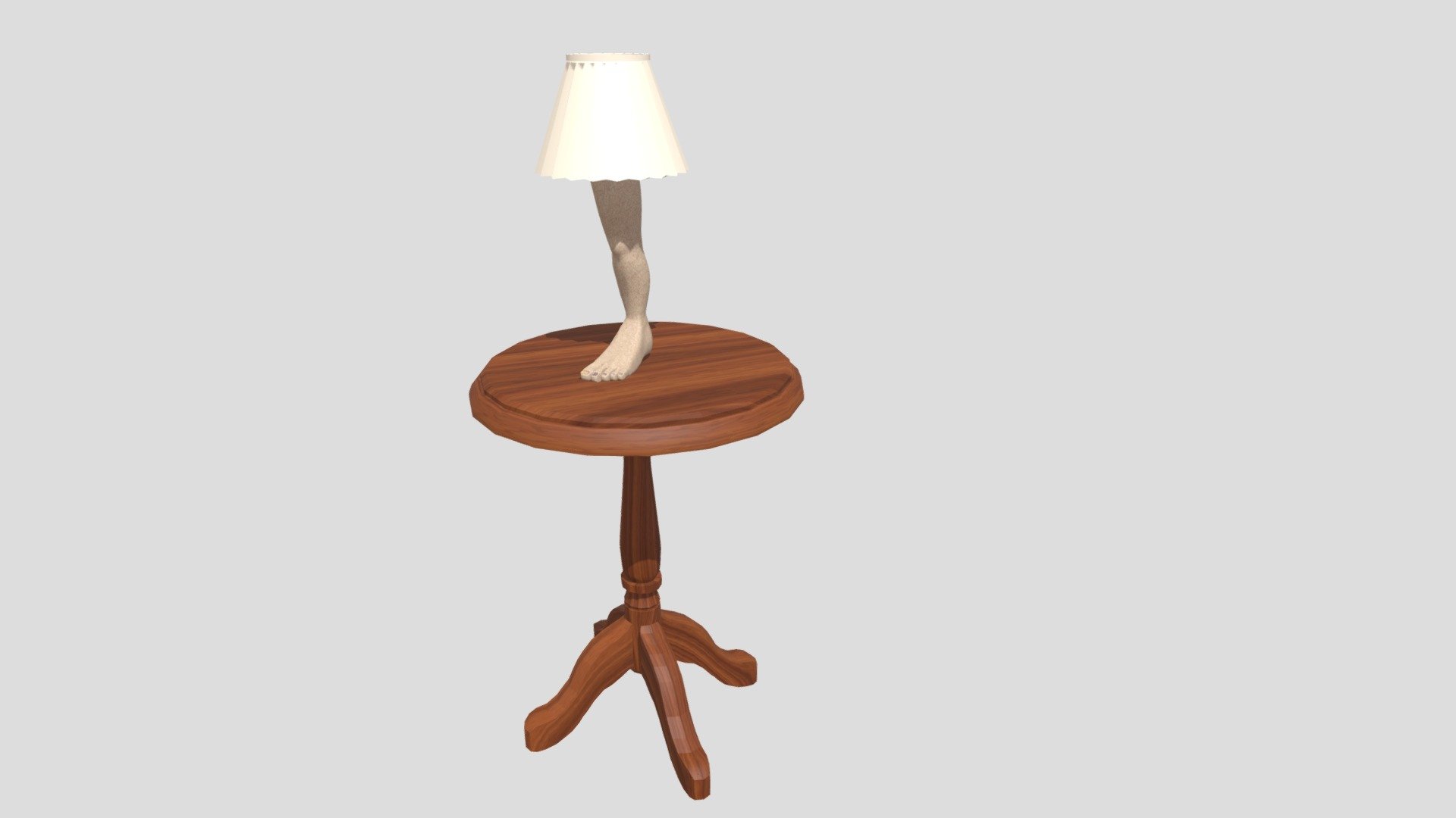 Hairy Leg Lamp - 3D model by Sierra Cook (@Lionessontherise) [8169a13 ...