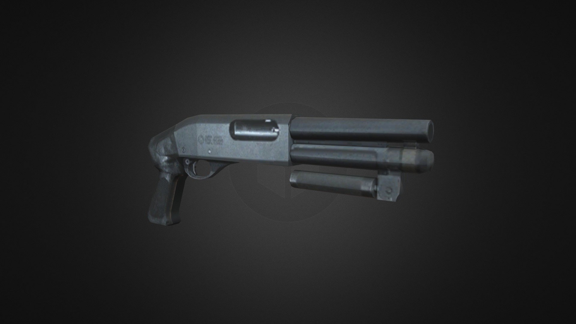 Serbu Super Shorty Shotgun - Download Free 3D model by Clo7er [816b61b] - Sketchfab