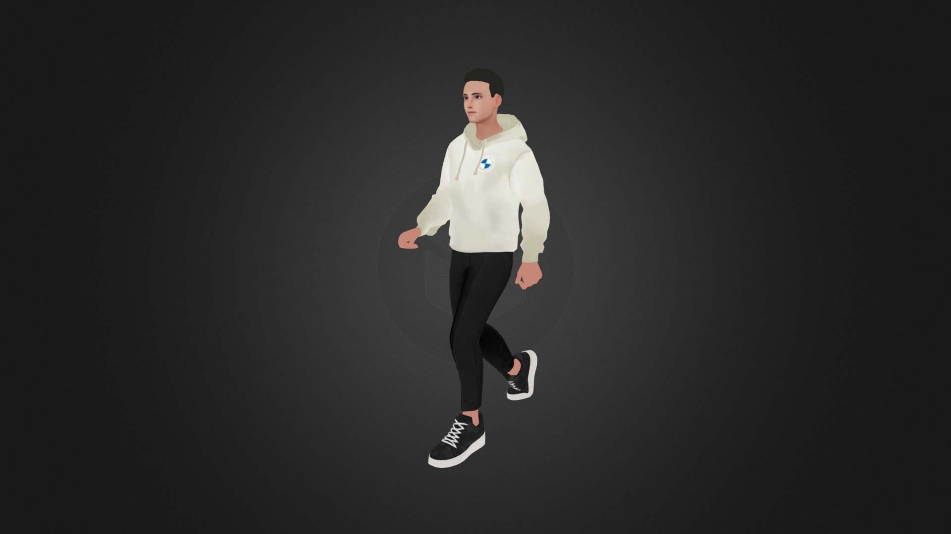 Boy Walking - 3D model by detikstatus [816b9fb] - Sketchfab