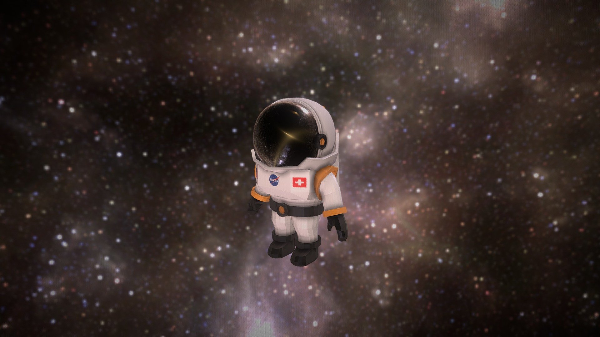Cute Astronaut - Download Free 3D model by haefu [816bd78] - Sketchfab