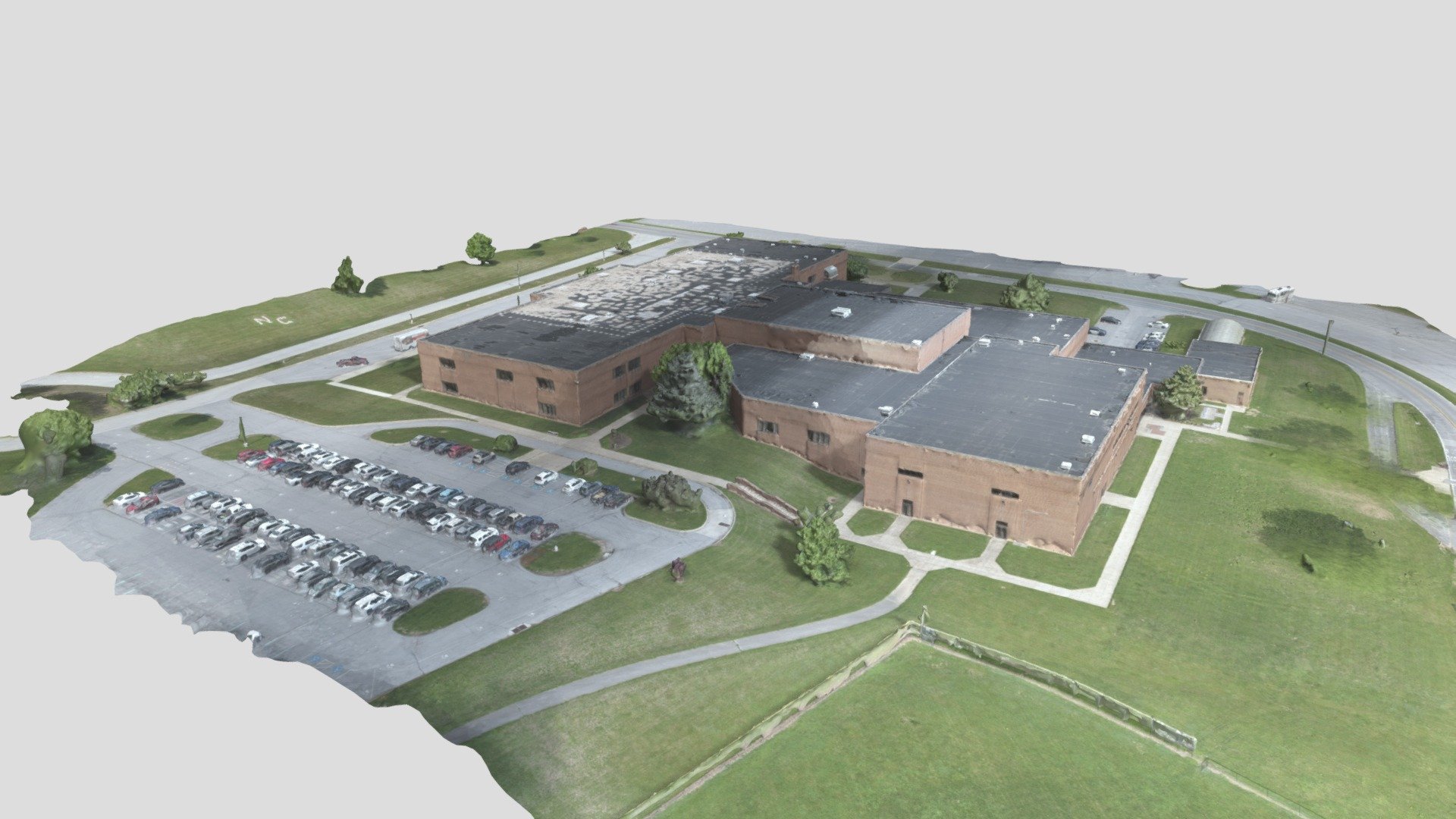 NCHS Main Bldg Rev1 Simplified 3d Mesh - Download Free 3D model by ...