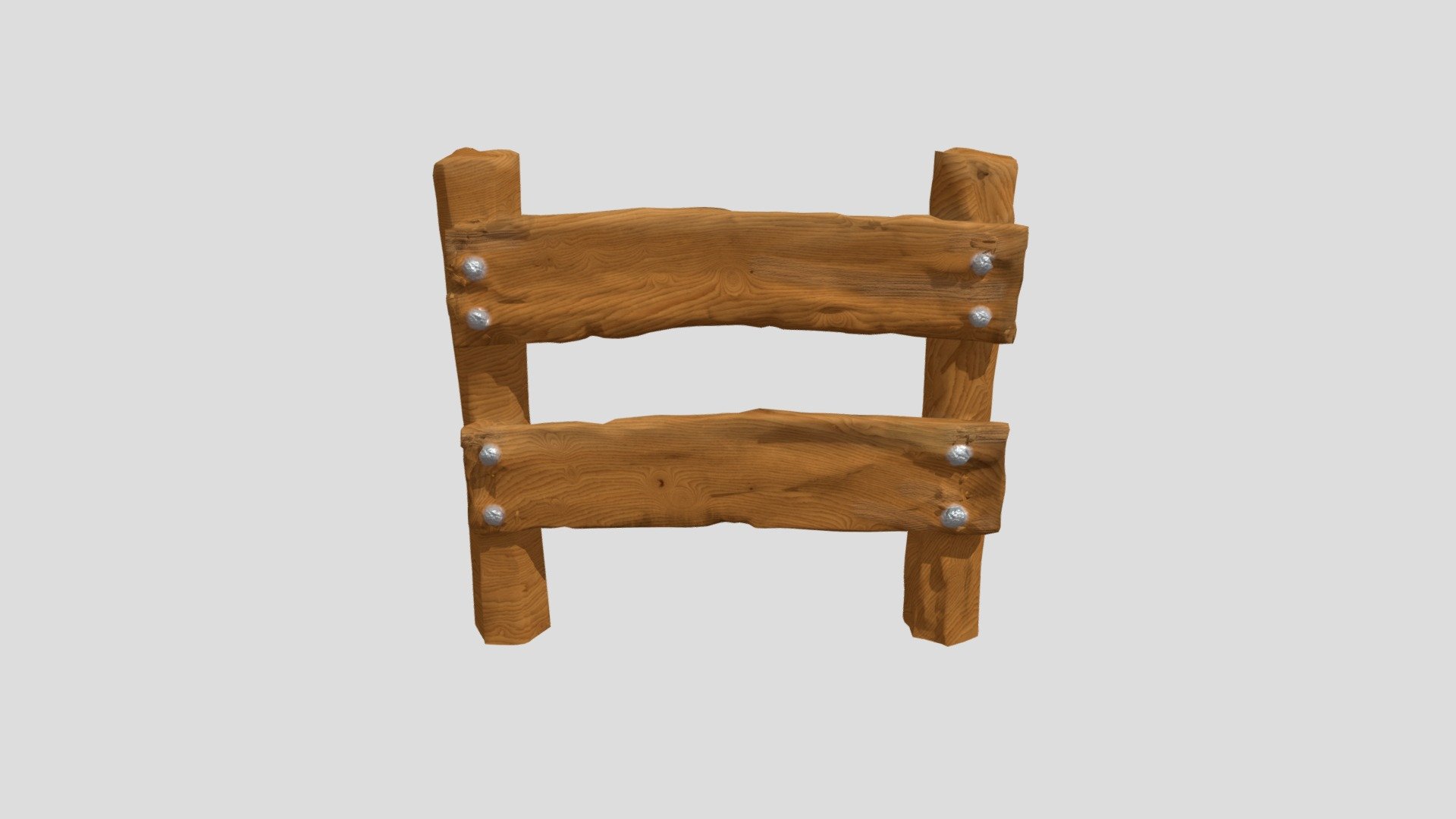 Fence V.2 - 3D model by Kathryn Erickson (@Riidou) [816bf92] - Sketchfab
