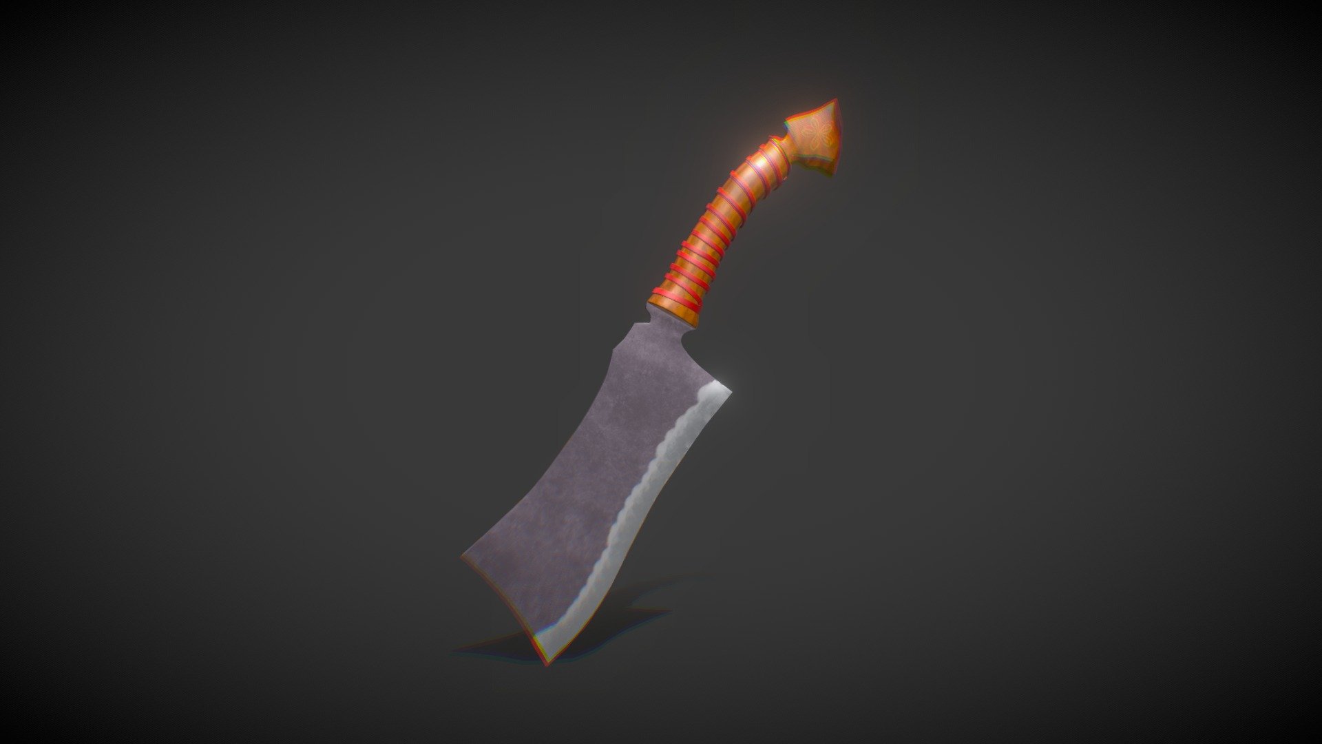 Butcher knife - Download Free 3D model by BUCKY (@ananthakrishnann ...