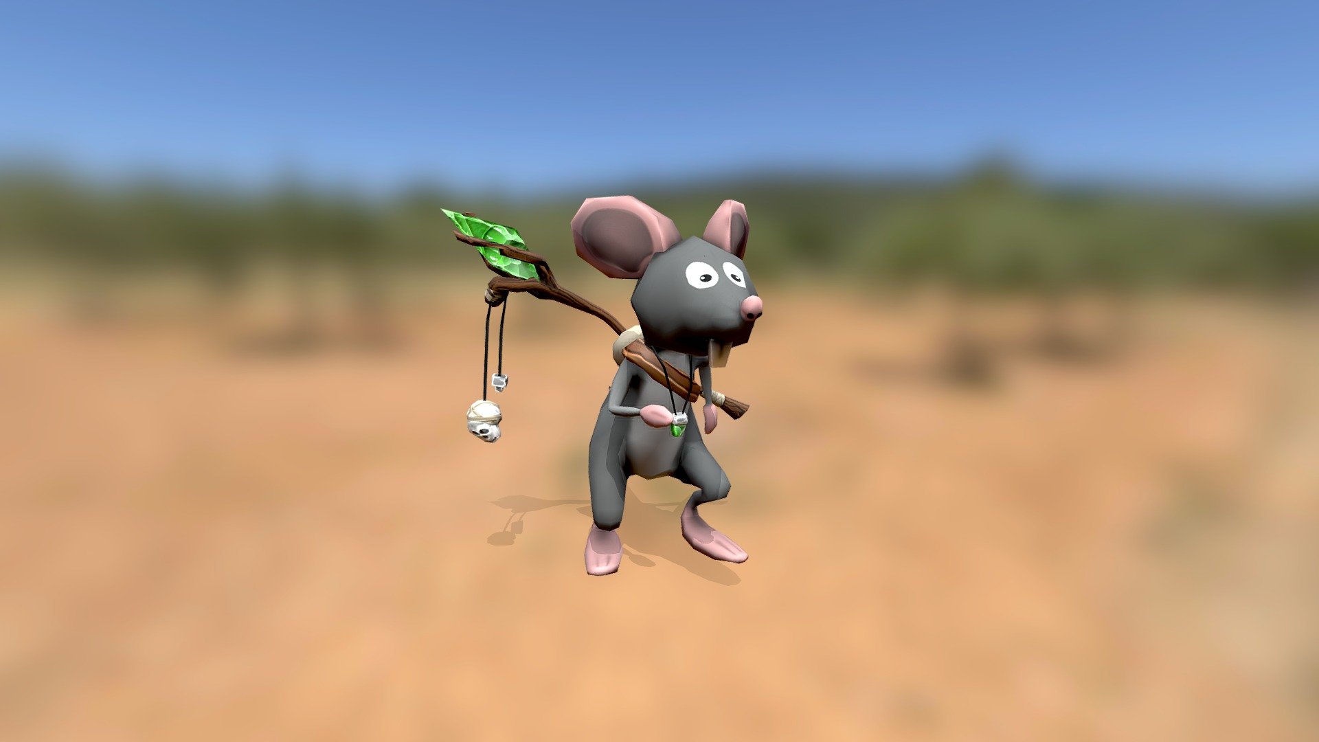 Mouse from "MaraboutRun" Game jam video game - 3D model by Pegeault ...
